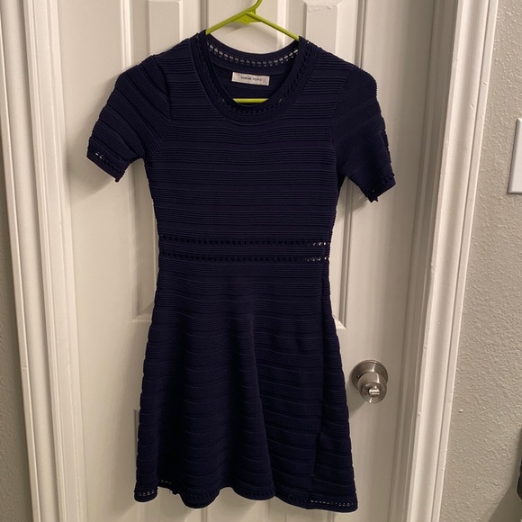 Genuine People | Dresses | Genuine People Navy Blue Dress | Poshmark